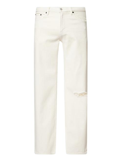 FRAME FRAME Relaxed Distressed Straight-Leg Jeans